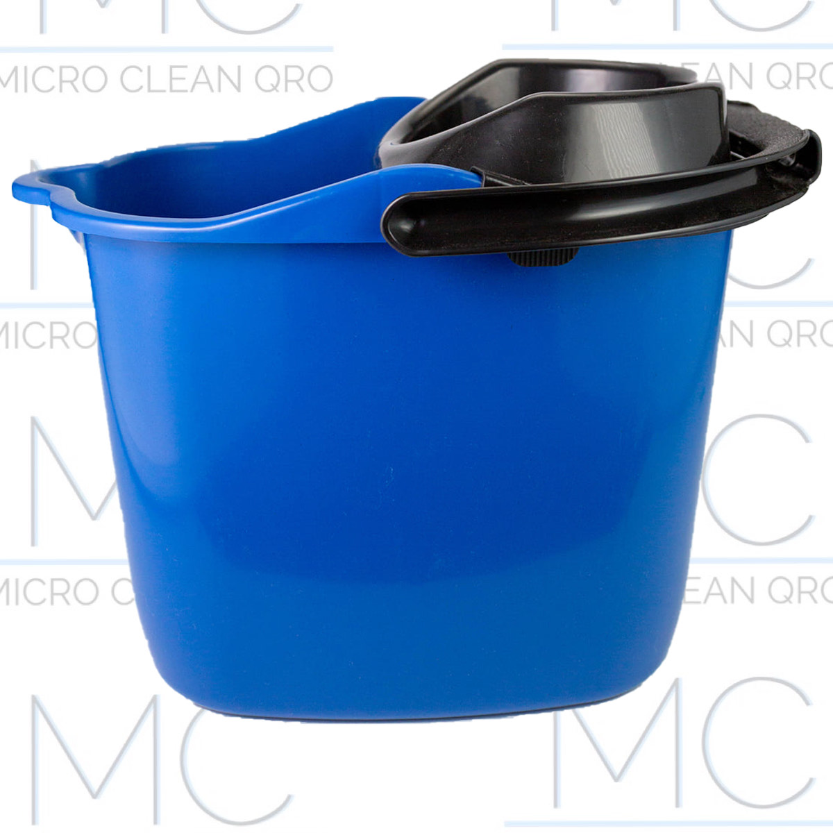 Cubeta de plástico con exprimidor 15 litros Micro Clean | Micro Clean Qro